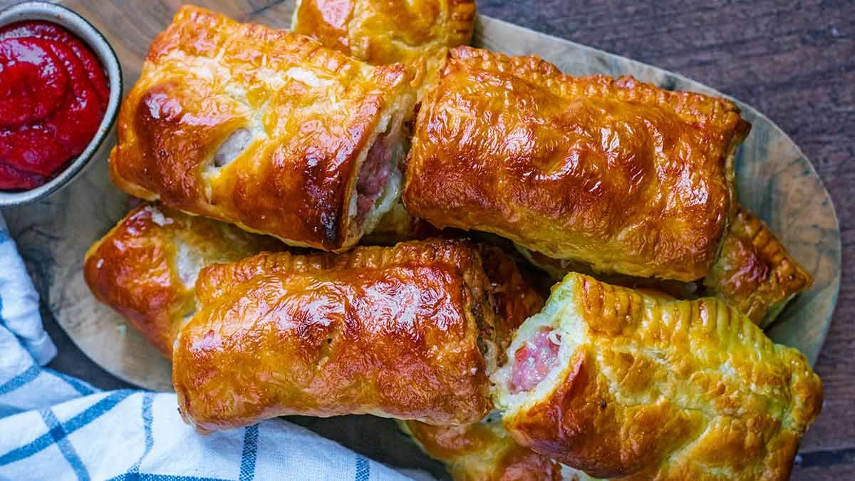 Λουκανικοπιτάκια στο Air Fryer Με 4 Υλικά