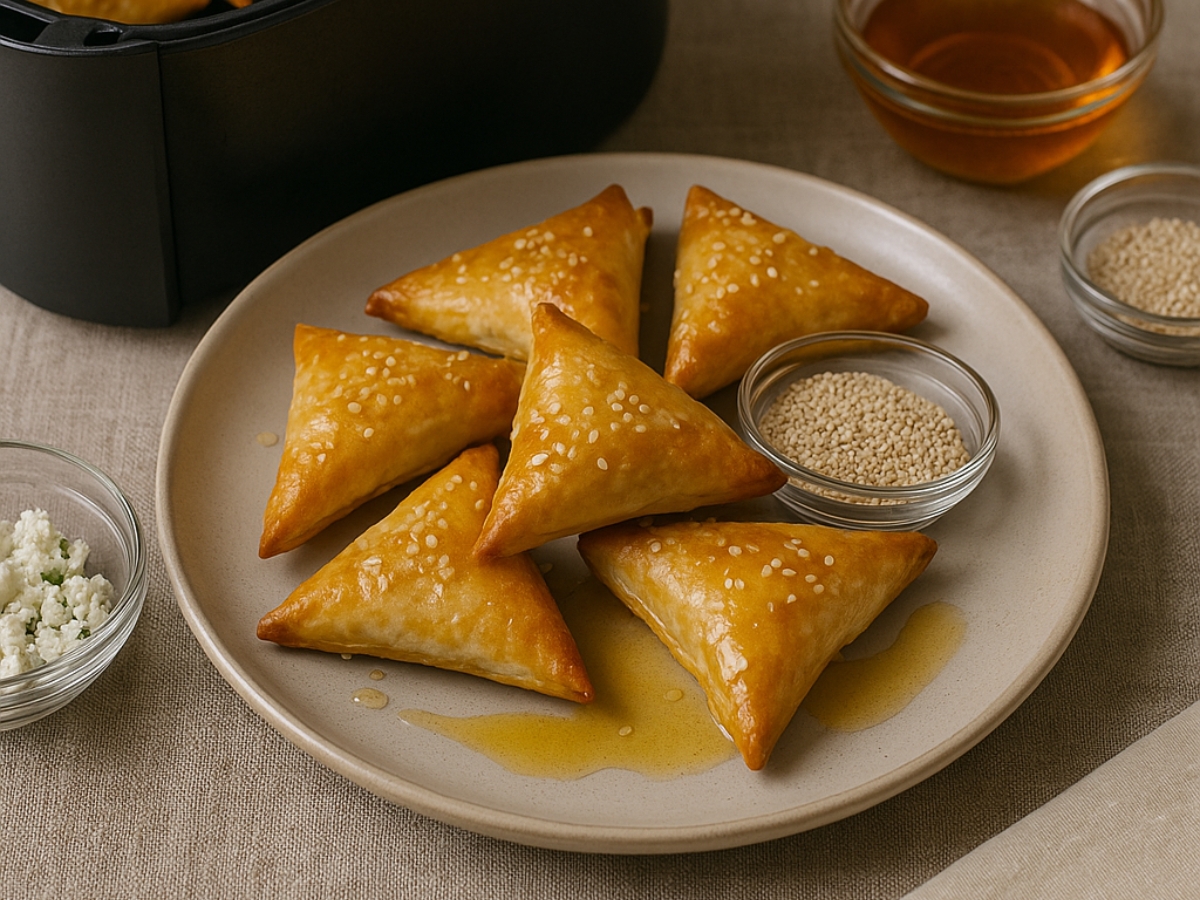 Πιτάκια με φέτα και μέλι στο air fryer – Το πιο νόστιμο twist της ...