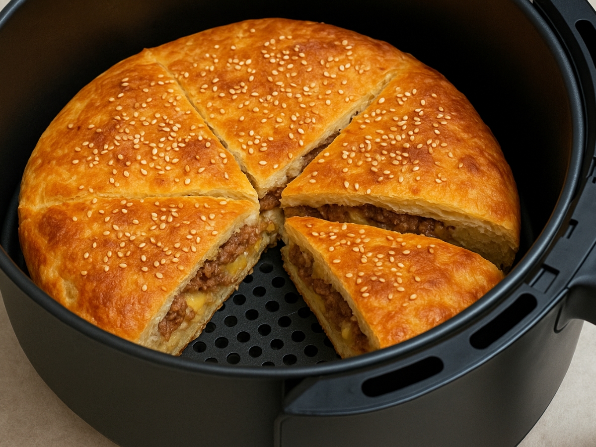 Μικρασιάτικη πίτα με κιμά και ρεγκάτο στο air fryer: Μια γεύση από ...