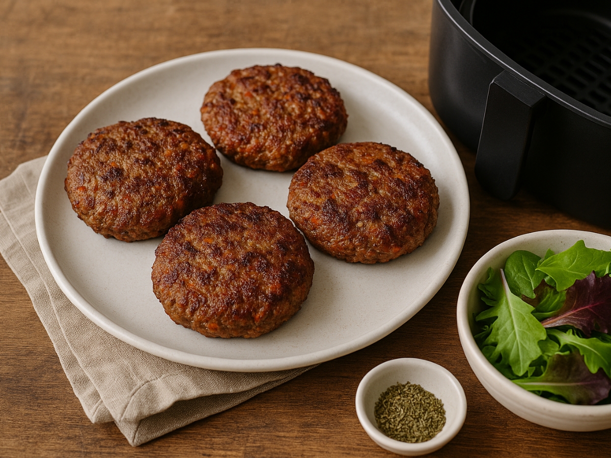 Μπιφτέκια με μοσχαρίσιο κιμά και κινόα στο air fryer – υγιεινά και ...